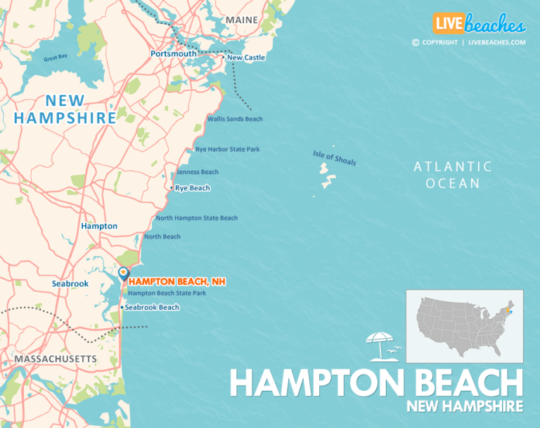 North Beach Webcam in Hampton, NH - Live Beaches