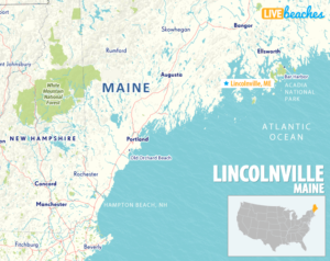 Map of Lincolnville, Maine - Live Beaches