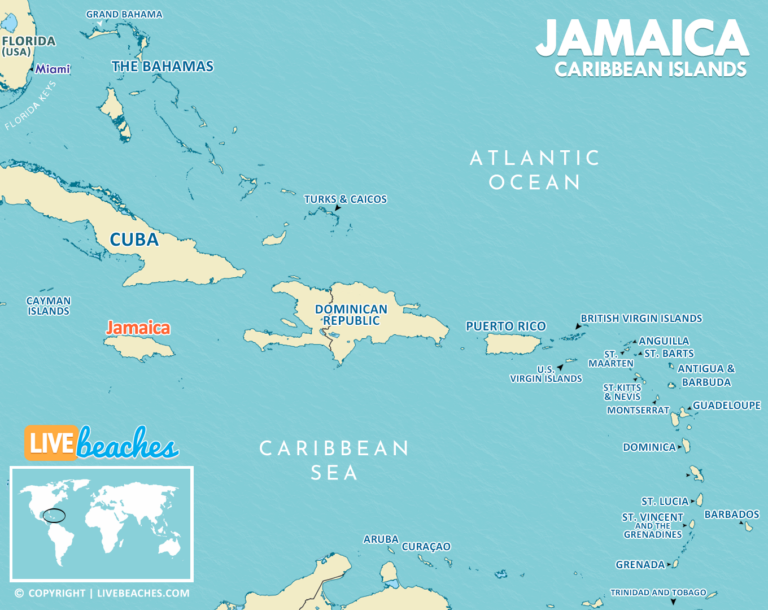 Map of Jamaica | Plan a Trip to the Caribbean Today 🏖️
