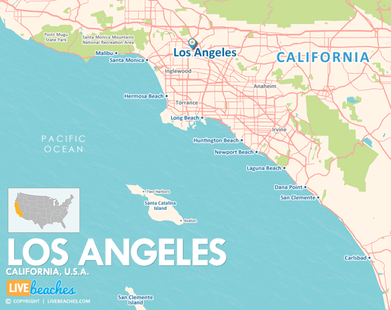 Los Angeles, California - Live Beaches