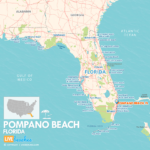 Map of Pompano Beach, Florida - Live Beaches