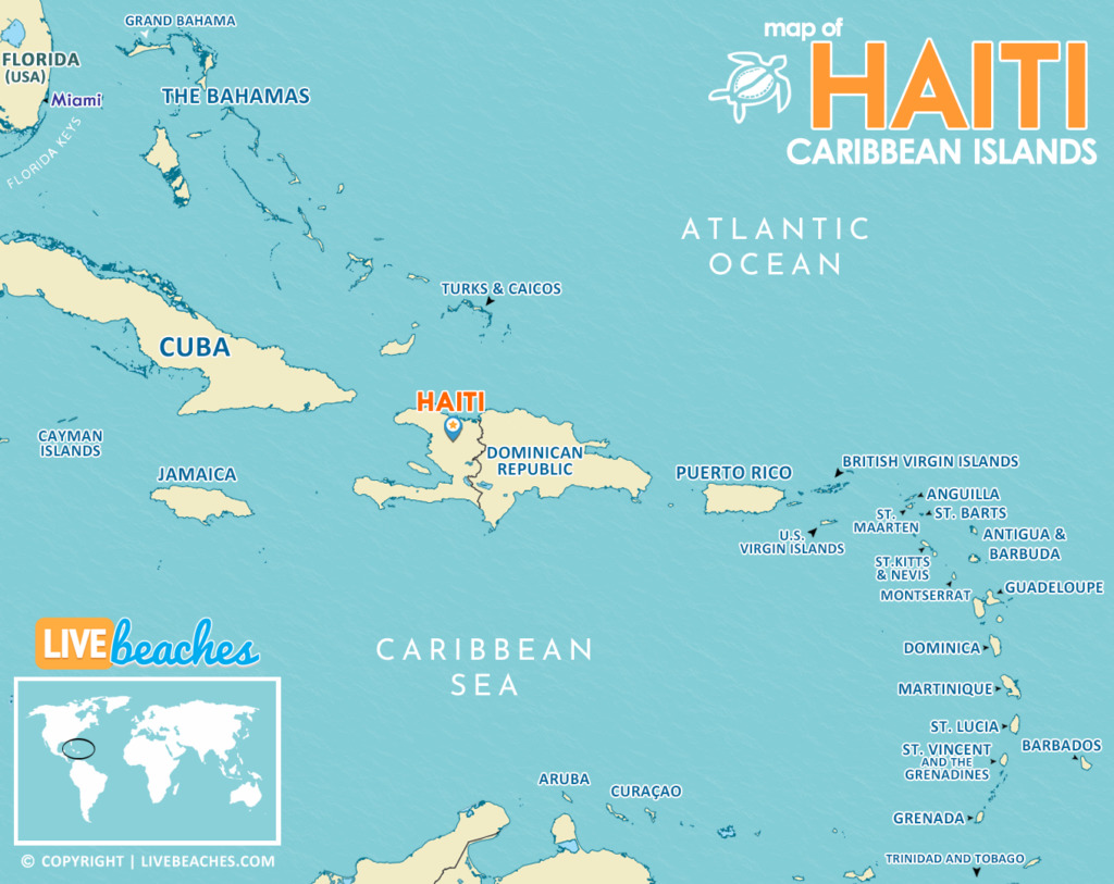 Map of Haiti | Book your Caribbean Escape Today ☀️