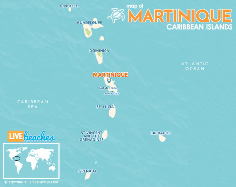 Map of Martinique | Plan a Trip to the Caribbean Today 🏖️