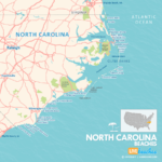 Map of Beaches in North Carolina - Live Beaches