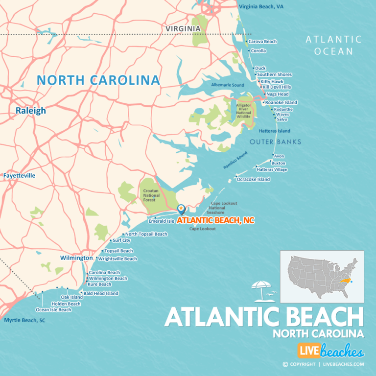 Atlantic Beach, North Carolina | A First Time Visitors Guide - Live Beaches