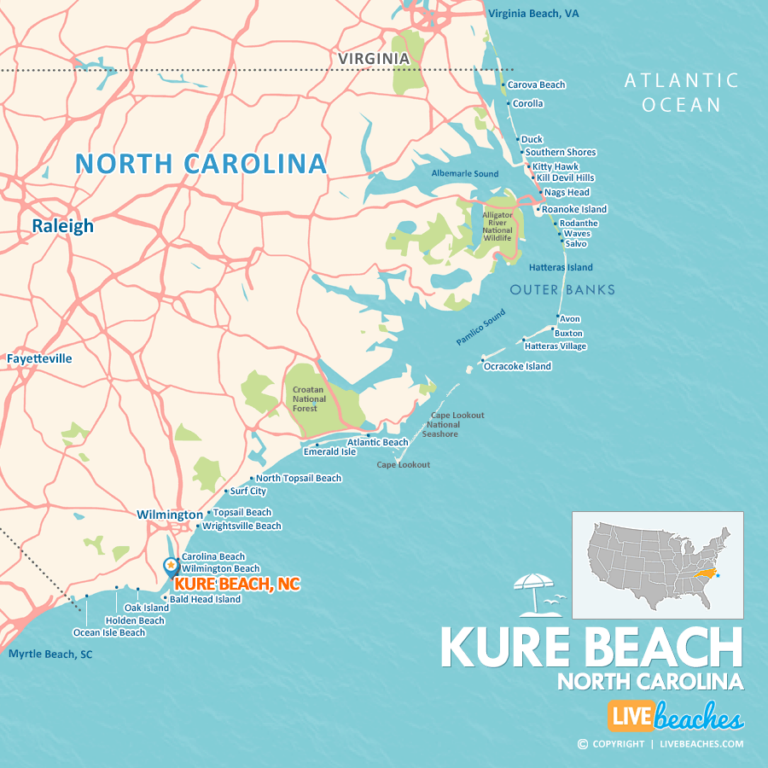 Kure Beach, North Carolina | A First Time Visitors Guide - Live Beaches