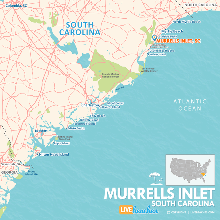 Murrells Inlet, South Carolina - Live Beaches