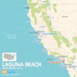 Map of Laguna Beach, California - Live Beaches