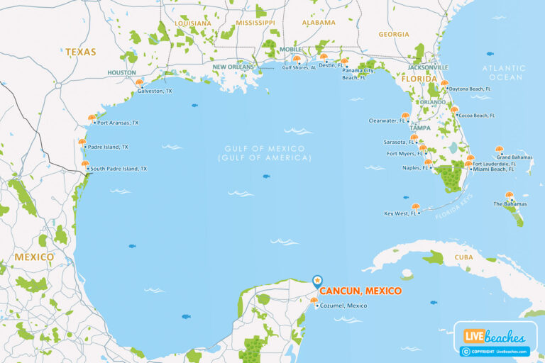 Map of Cancun | Book your Caribbean Escape Today ☀️