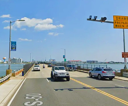 Route 50 Live Drawbridge Traffic Cam in Ocean City, MD - Live Beaches